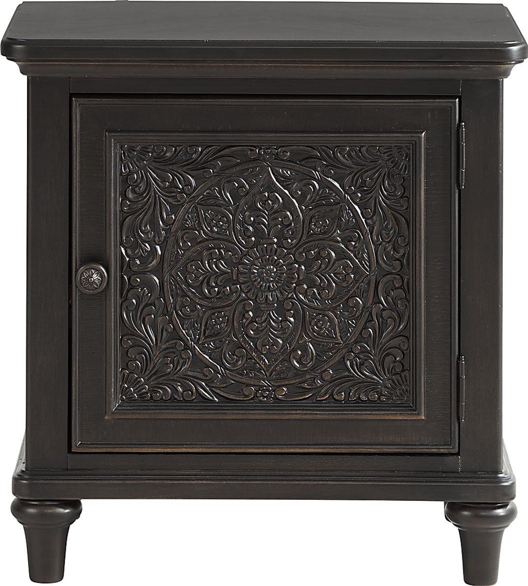 Cornelia Black Black,Colors Door Nightstand - Rooms To Go