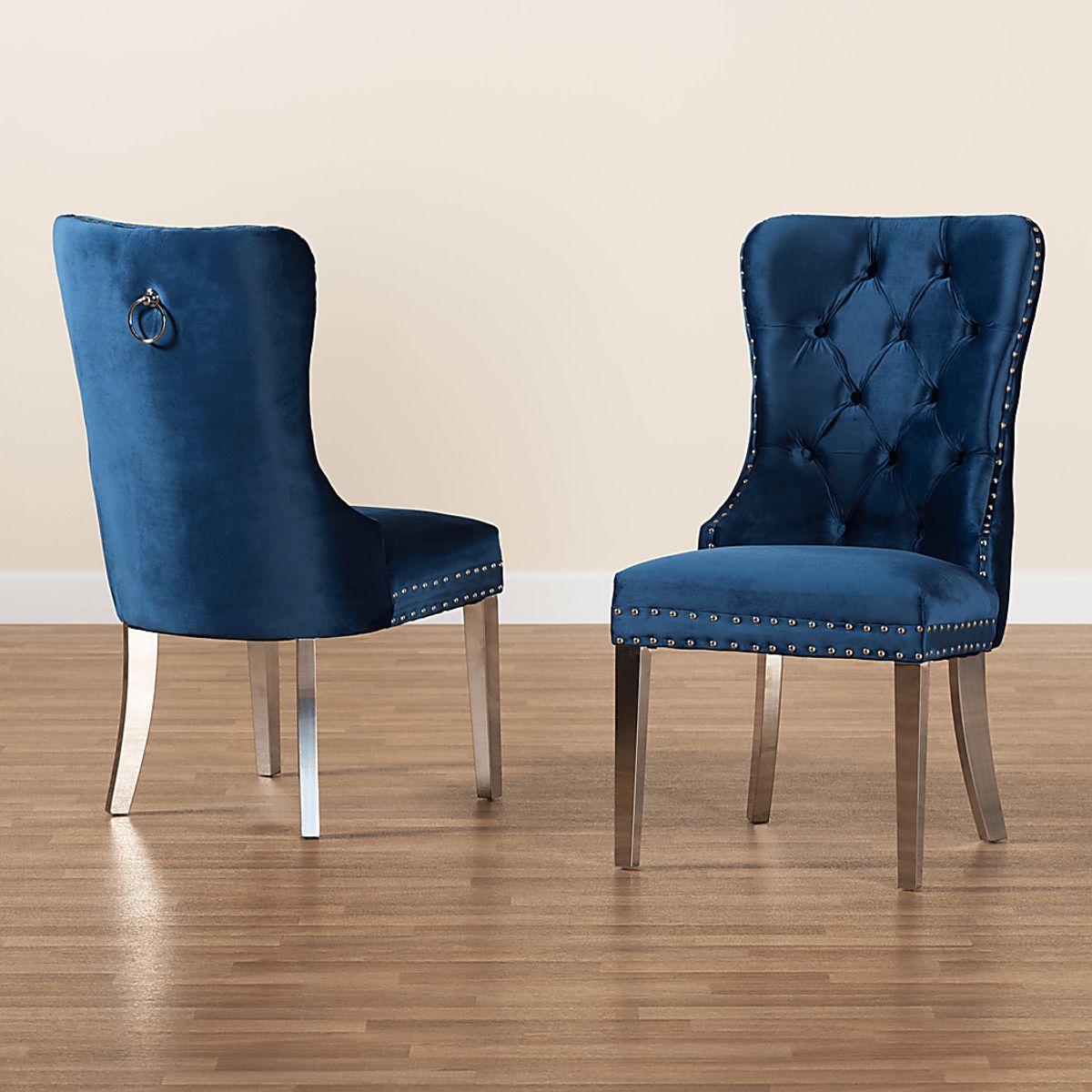 Corsten Blue Polyester Fabric Dining Chair | Rooms to Go
