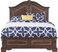 Cortinella Dark Cherry Wood 3 Pc Queen Bed - Rooms To Go
