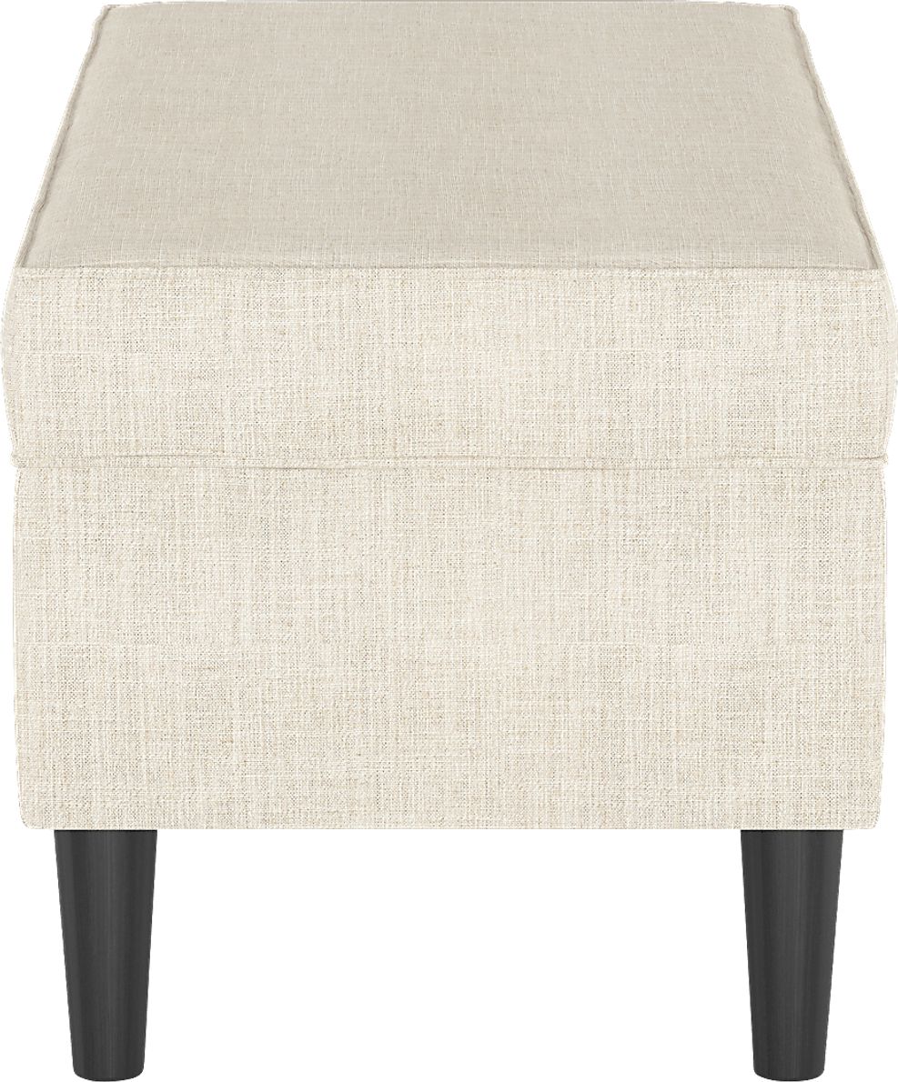 Cottage Charm Ivory Storage Bench - Rooms To Go
