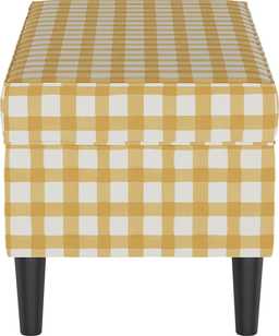 Cottage Charm Yellow Storage Bench | Rooms to Go