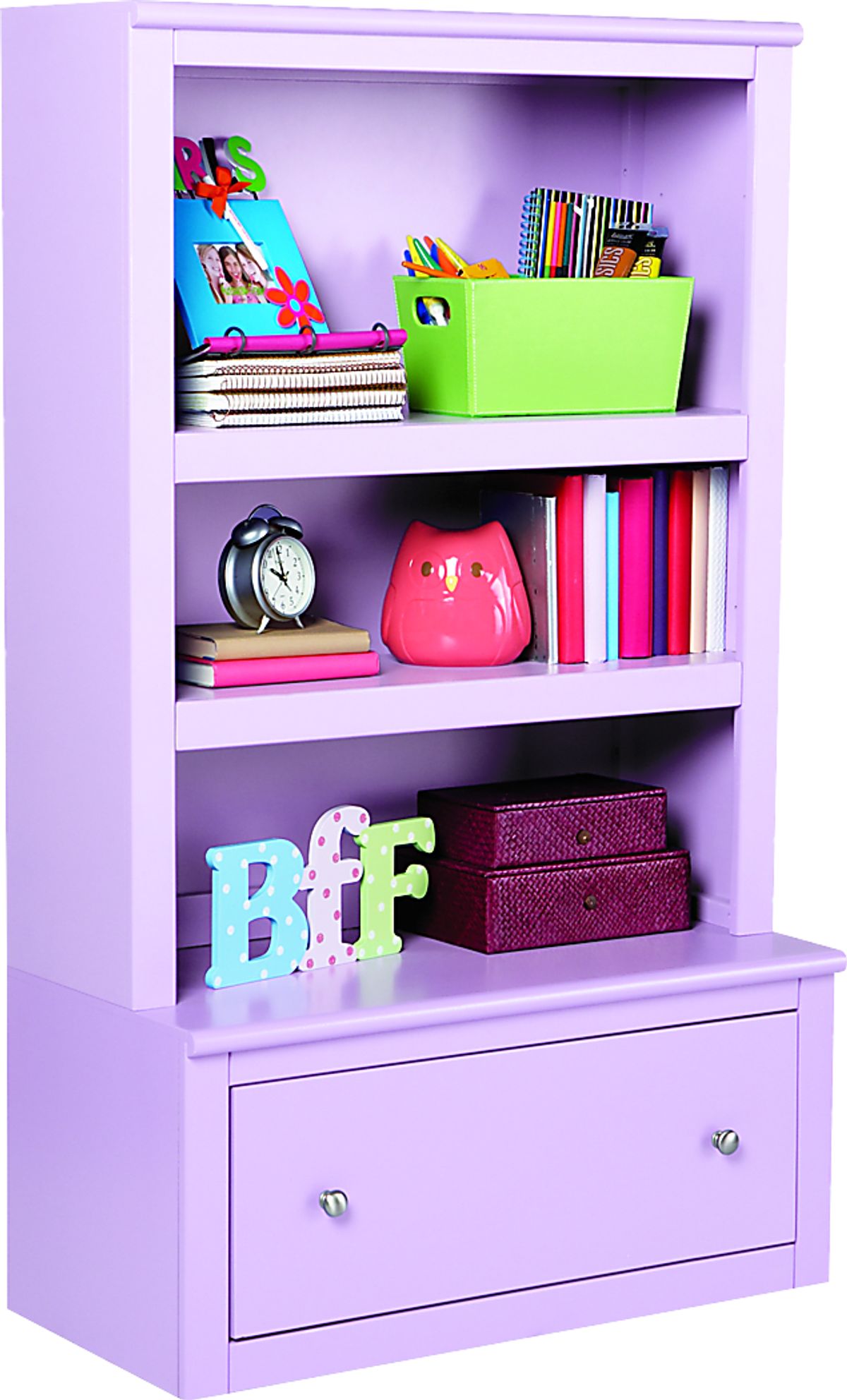 Cottage Colors Lilac Bookcase | Rooms to Go