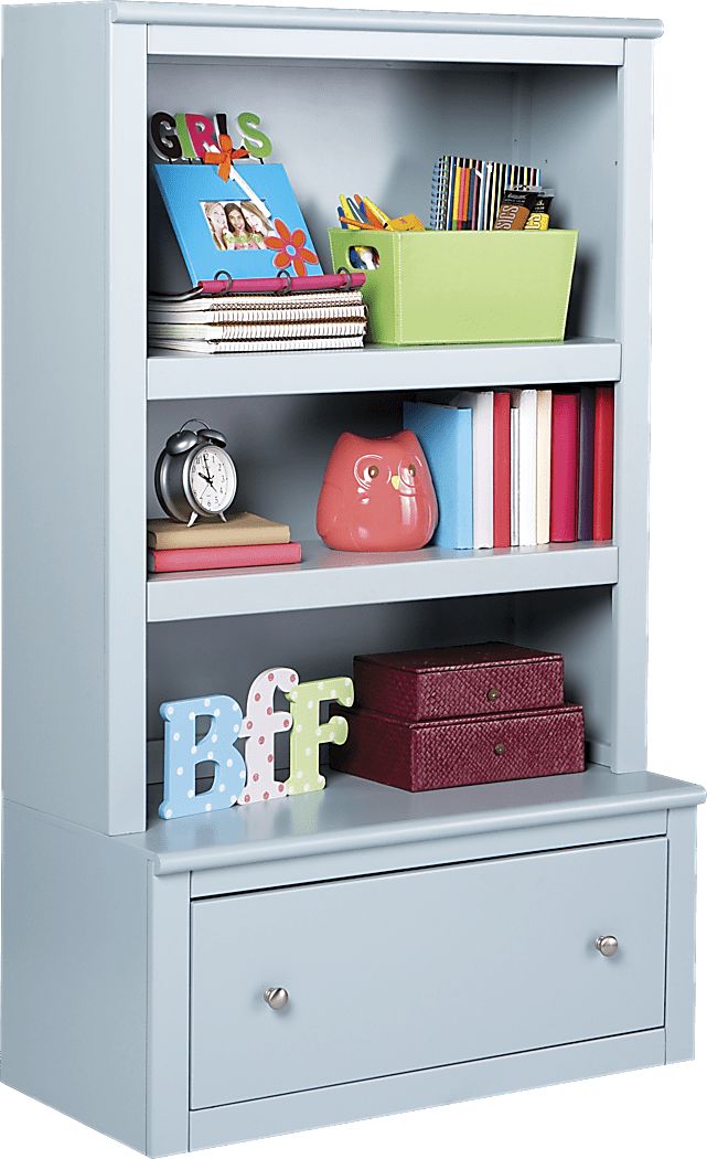 Cottage Colors Sky Blue Bookcase - Rooms To Go