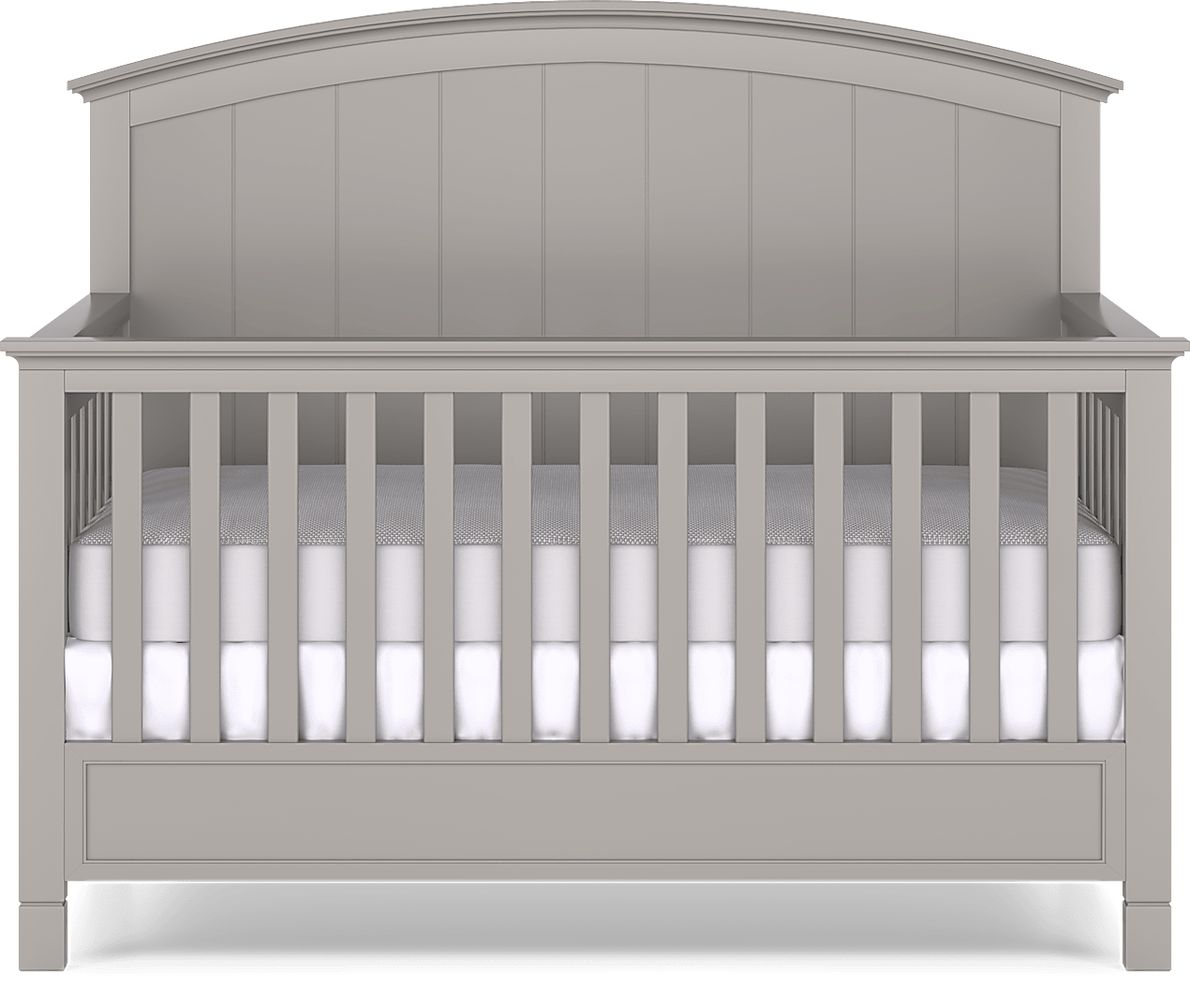 Cottage Colors Whisper Gray 6 Pc Nursery with Toddler and Full ...