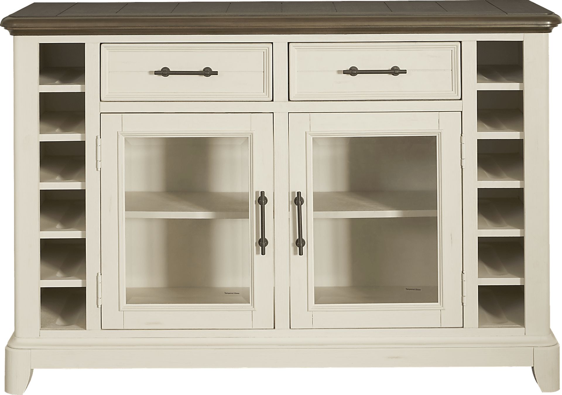 Country Lane White Colors,White Server | Rooms to Go