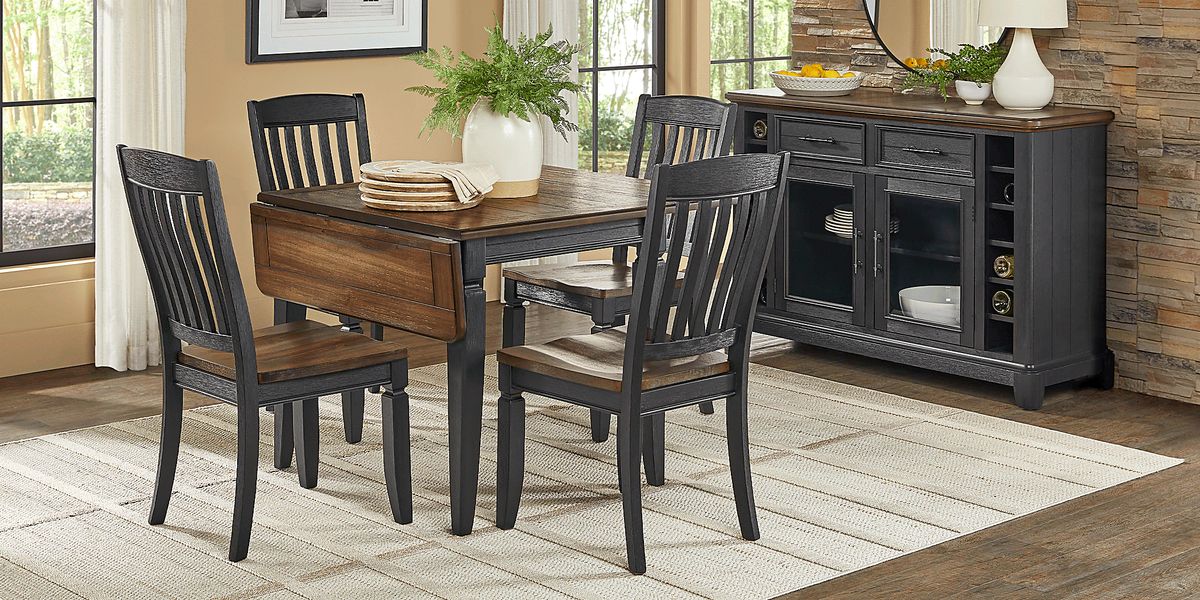 Country Lane Black Black,Colors Slat Back Side Chair | Rooms to Go
