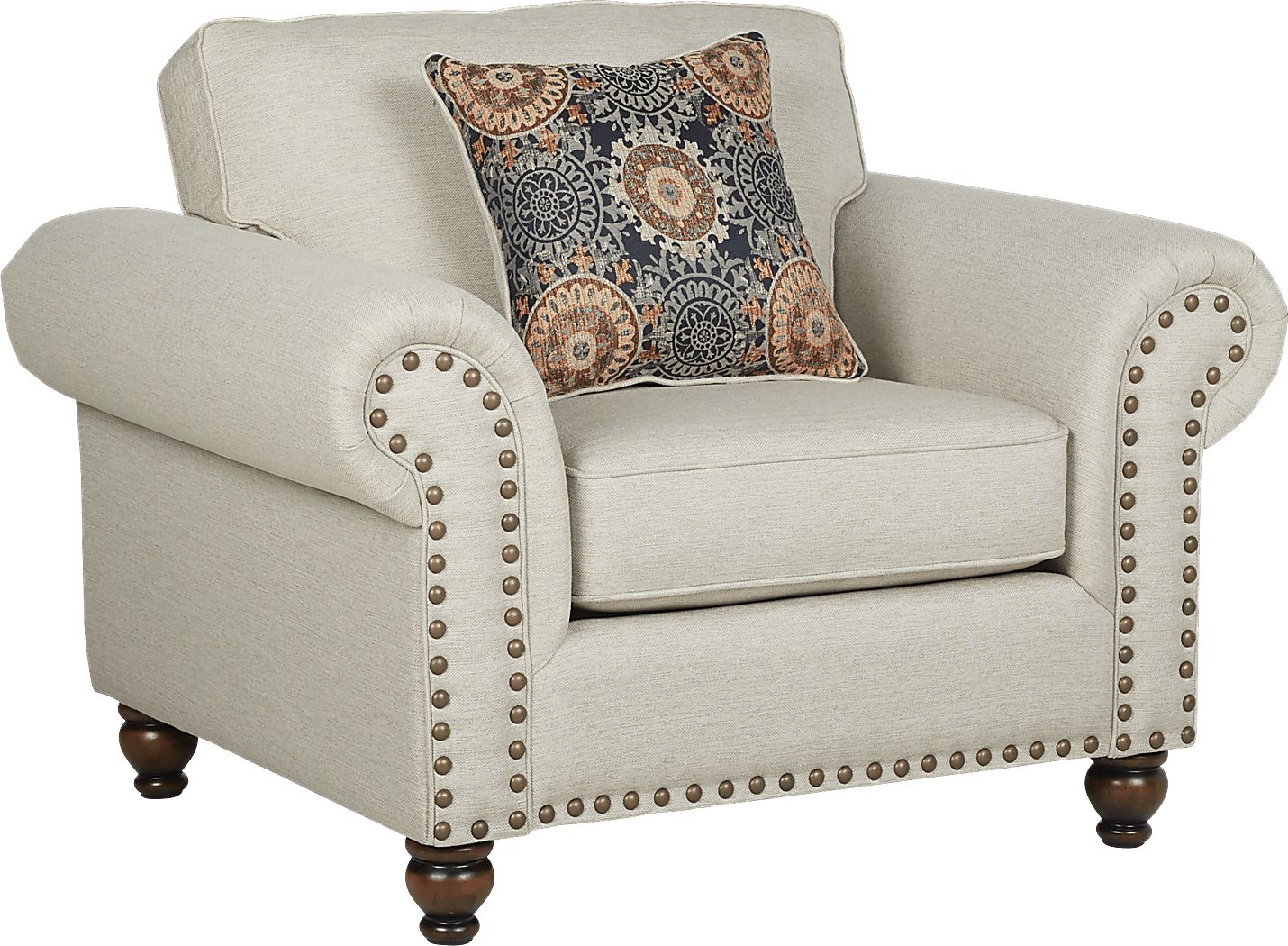 Court Street Beige Fabric Chair | Rooms to Go