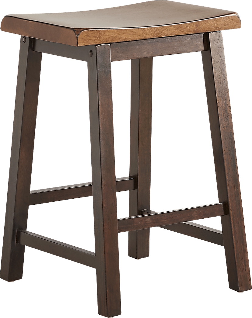 Coventry 5 Pc Dark Brown Wood Dining Room Set With Counter Dining Table ...