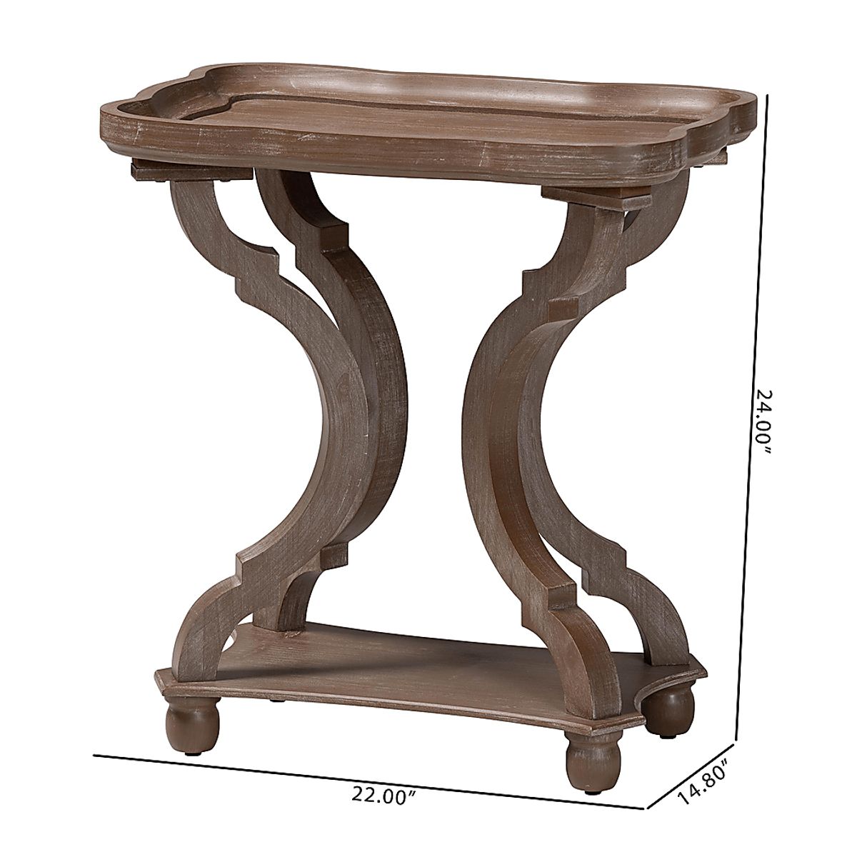 Craddockea Brown Dark Wood End Table | Rooms to Go