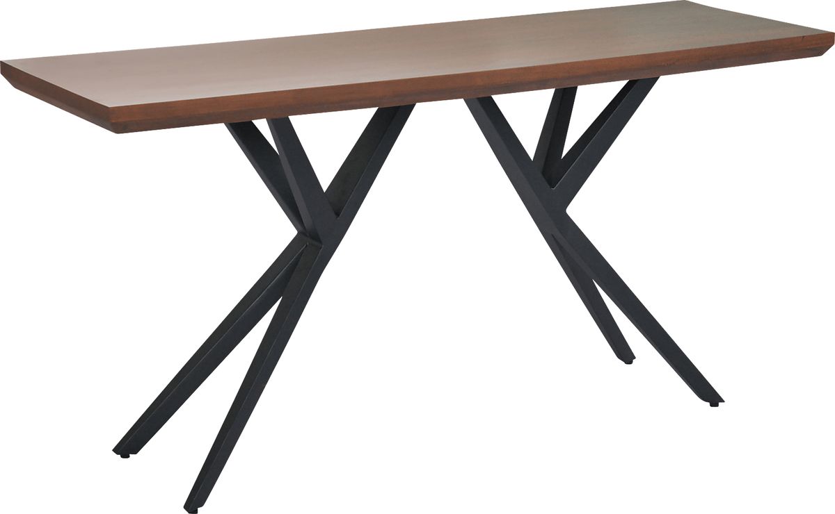 Cranbourne Brown Dark Wood Sofa Table | Rooms to Go