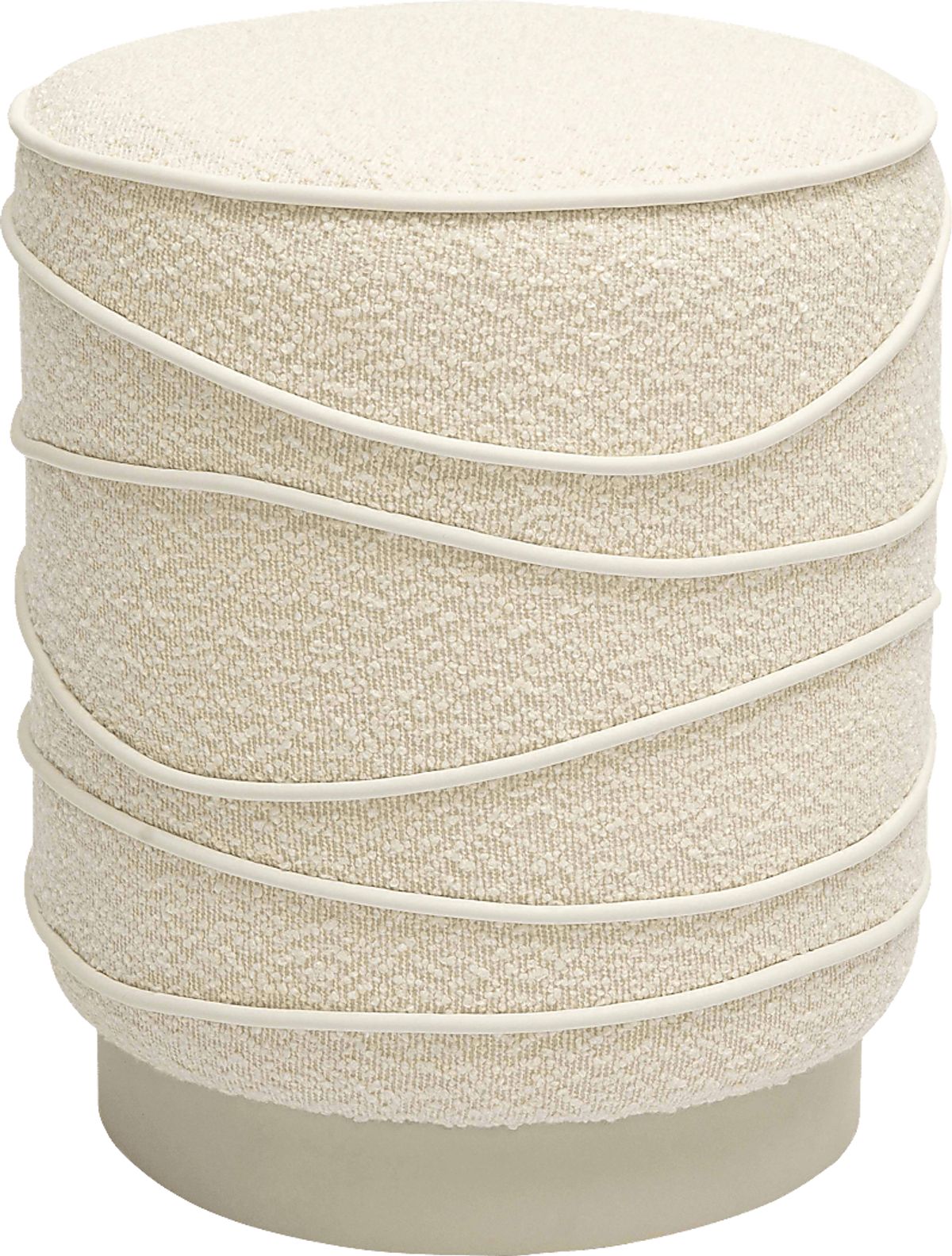 Cranefield Cream Beige Polyester Fabric Ottoman | Rooms to Go