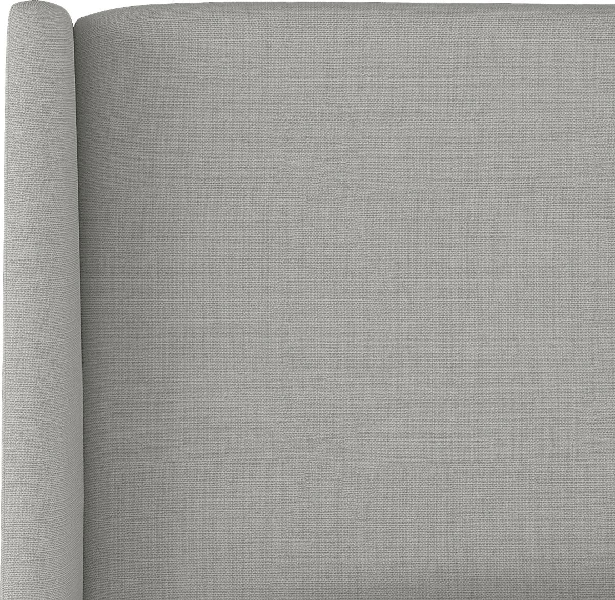 Creamy Hues Gray Linen,Polyester Fabric Queen Bed | Rooms to Go