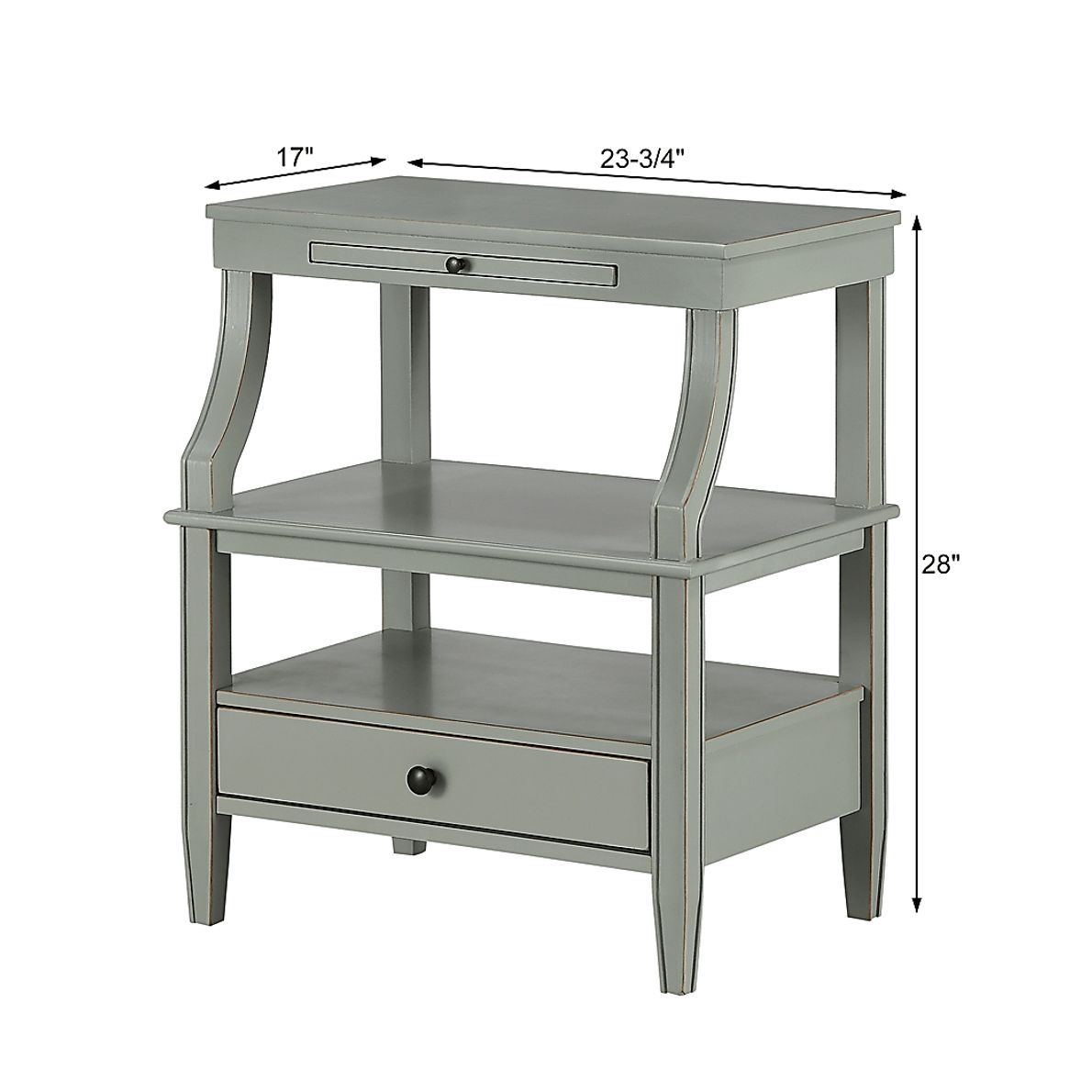 Creekglen Gray End Table - Rooms To Go