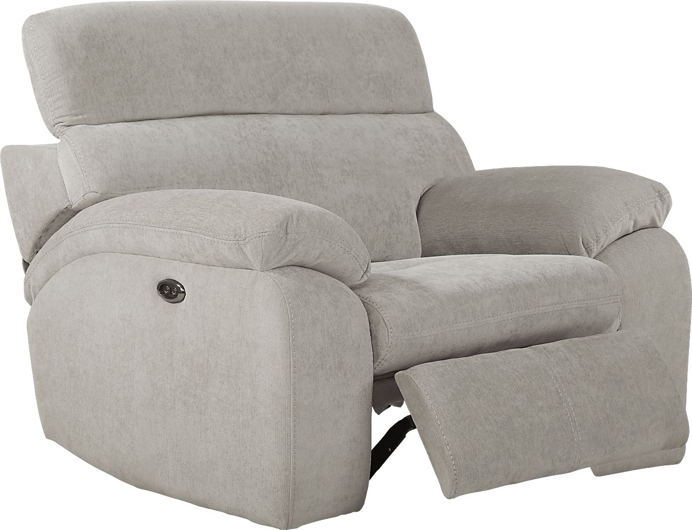 Crescent Place Gray Polyester Fabric 6 Pc Power Reclining Sleeper ...