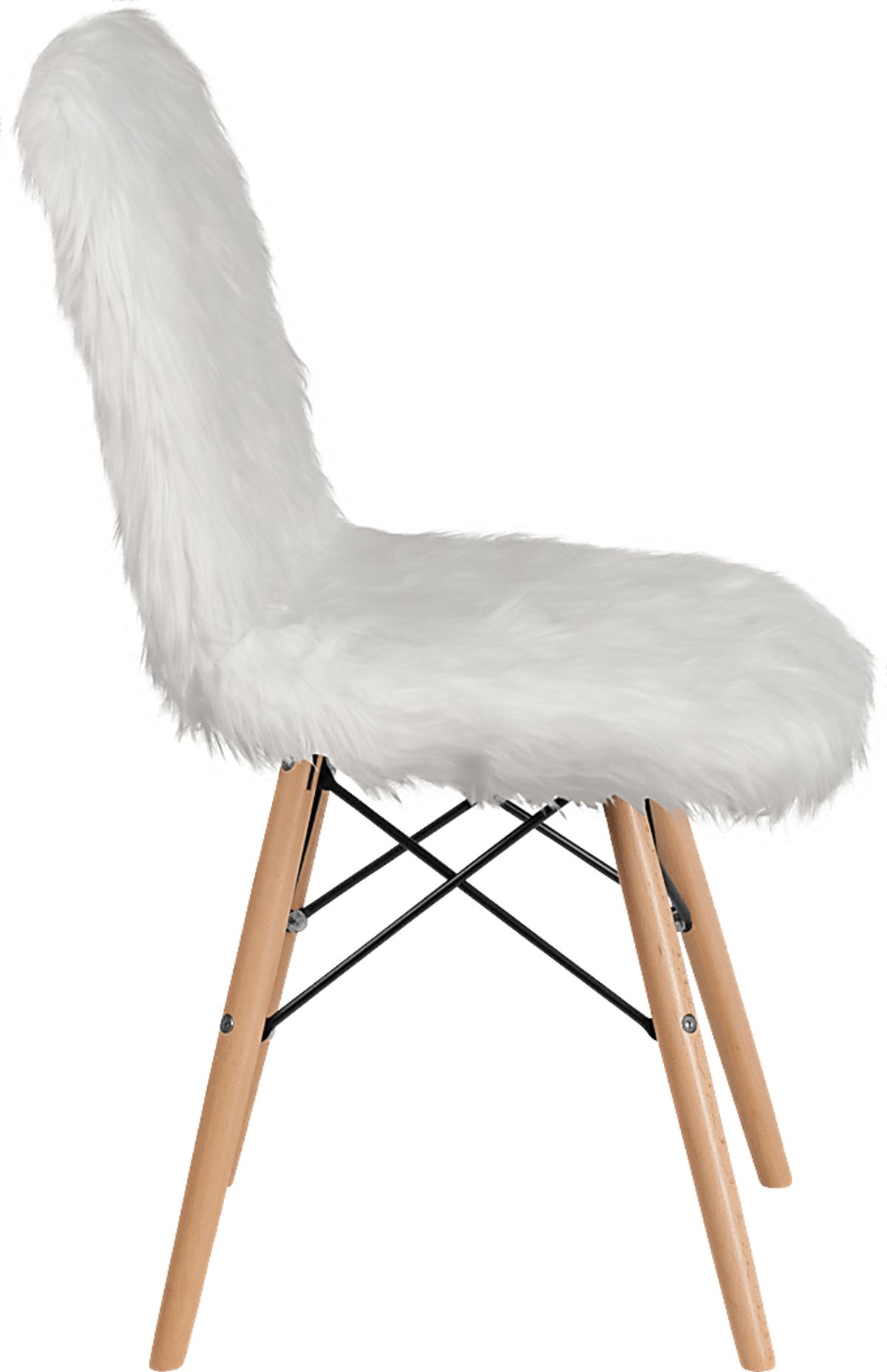 Crestmount White Acrylic Fabric Accent Chair | Rooms to Go