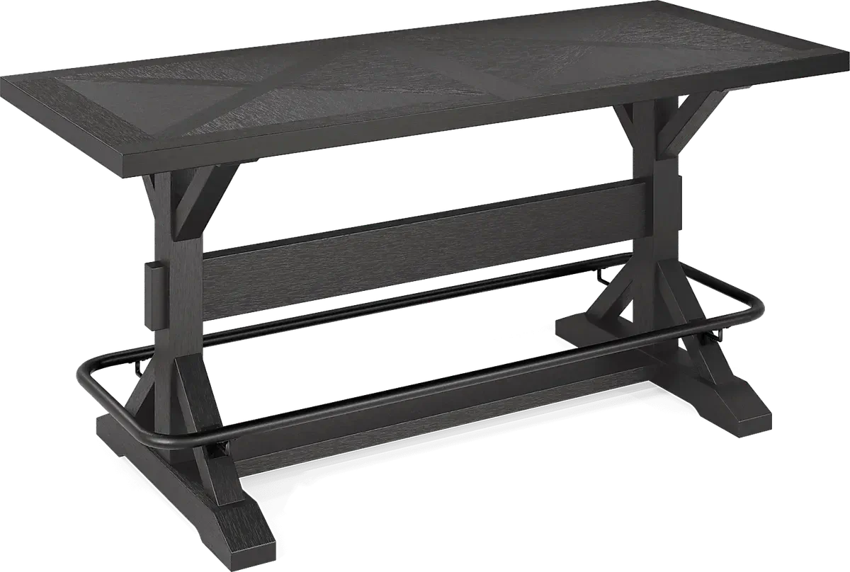 Creston Point 5 Pc Black Black,Colors Brown Dining Room Set With Counter Height Dining Table ...