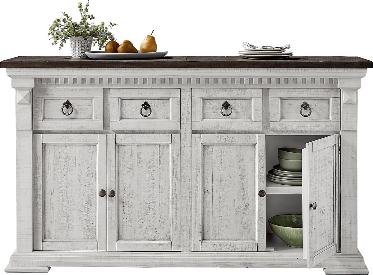 Crestwell Manor White Colors,White Buffet | Rooms to Go