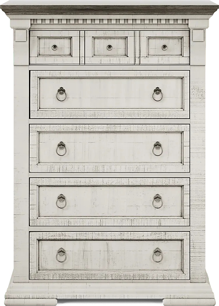 Crestwell Manor 5 Pc White Colors,White Queen Bedroom Set With 3 Pc ...