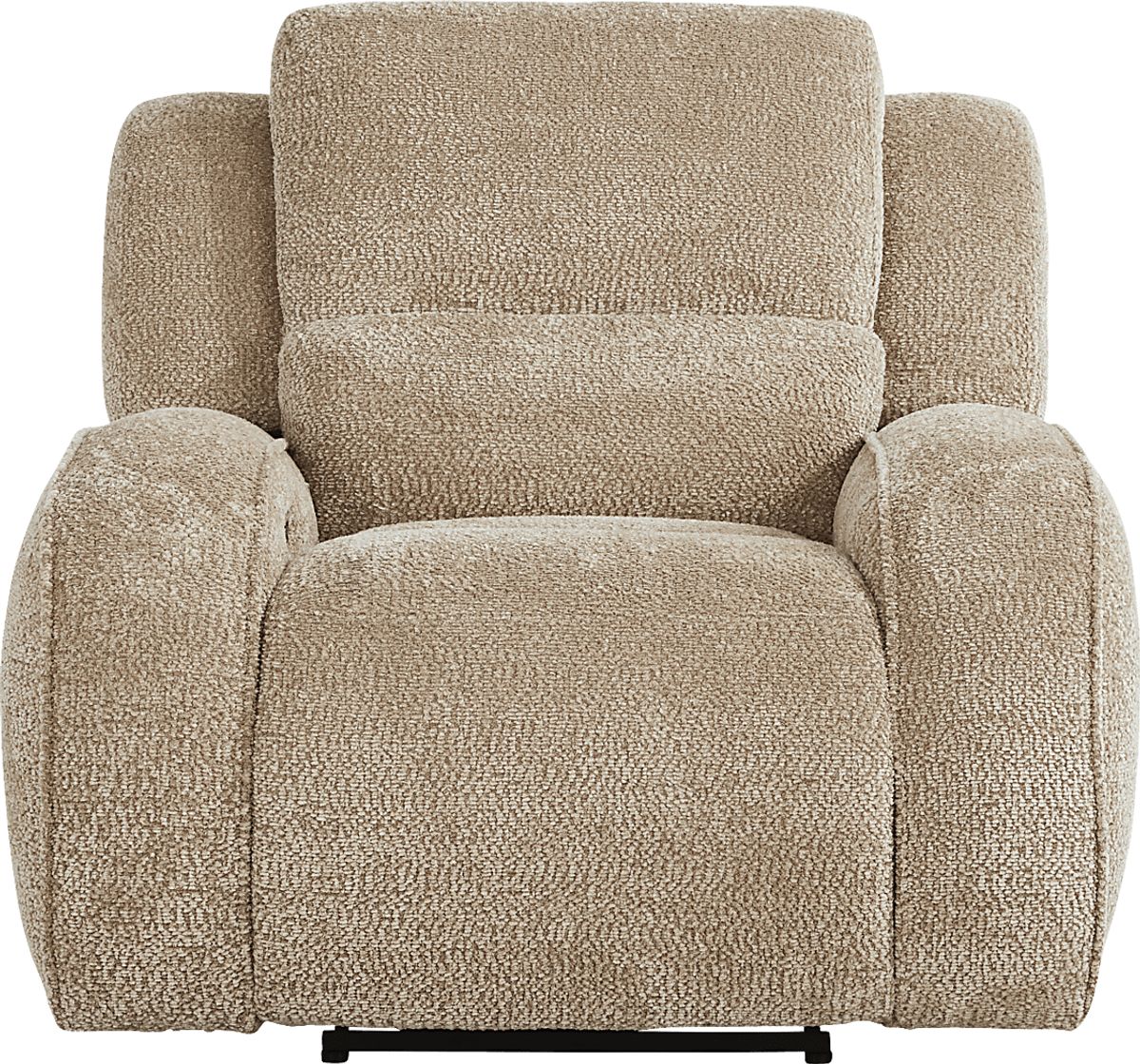 Crestwood Tan Beige,Brown Woven Dual Power Recliner | Rooms to Go