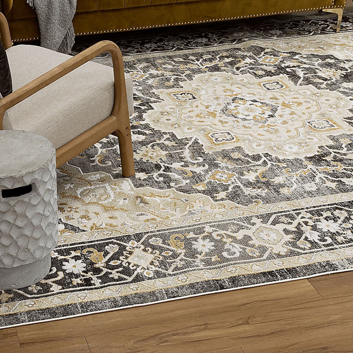 Crown Plaza Gray Rugs | Rooms to Go