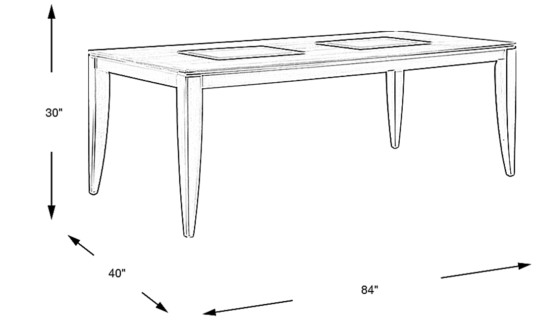 Crown Point 5 Pc Champagne Colors Dining Room Set With Dining Table ...