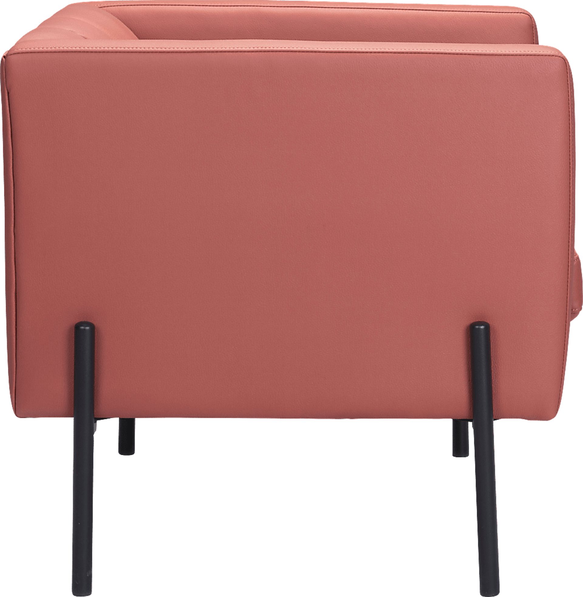 Crowndon Rust Red Polyurethane Fabric Accent Chair | Rooms to Go