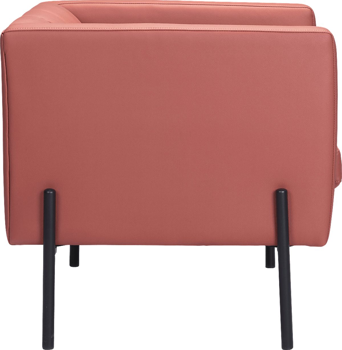 Crowndon Rust Red Polyurethane Fabric Accent Chair | Rooms to Go