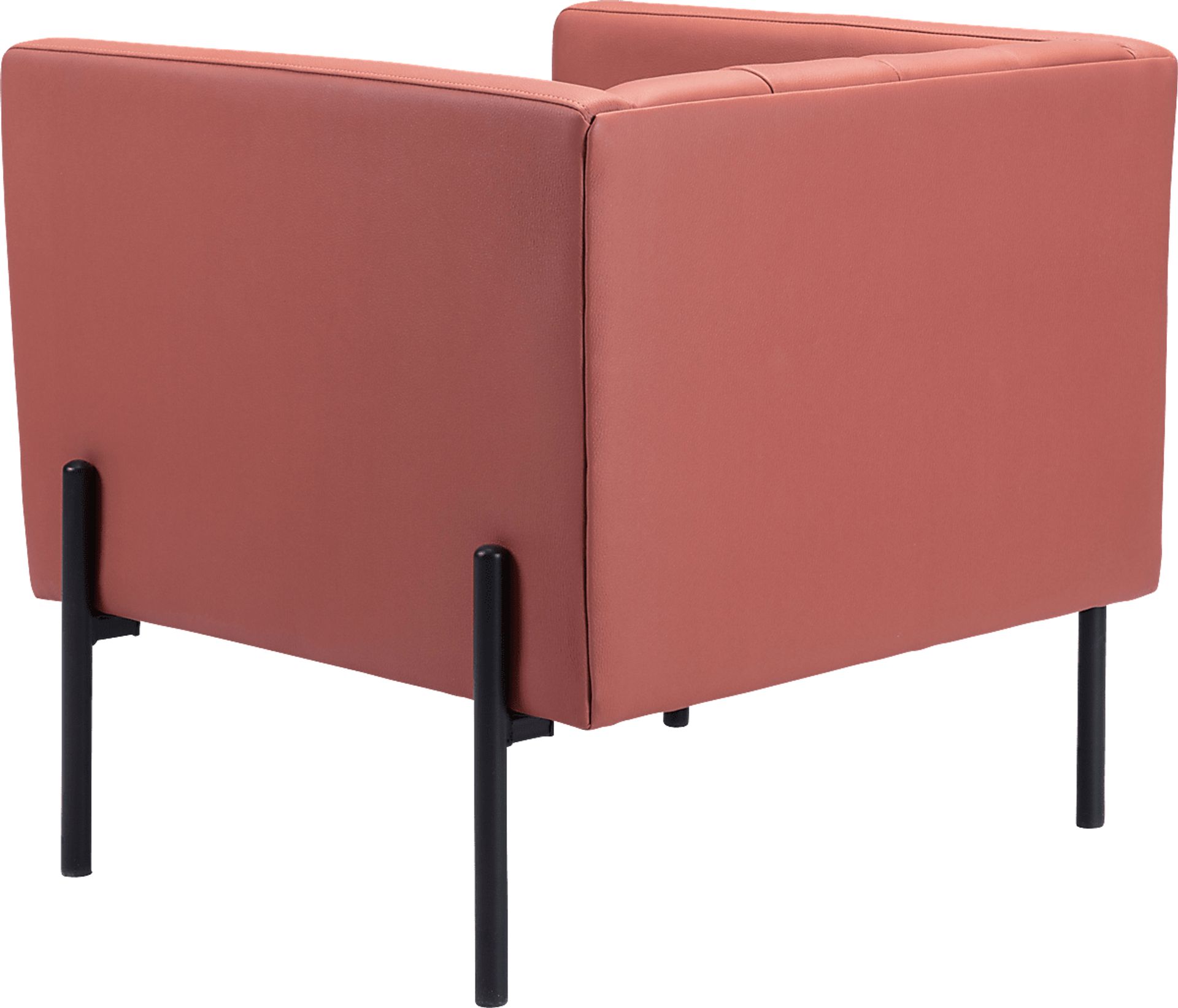 Crowndon Rust Red Polyurethane Fabric Accent Chair | Rooms to Go