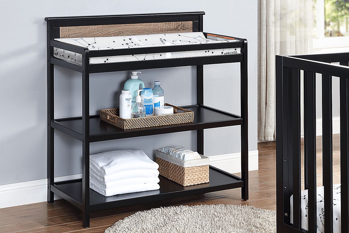 Crownspoint Black Black,Colors Changing Table | Rooms to Go