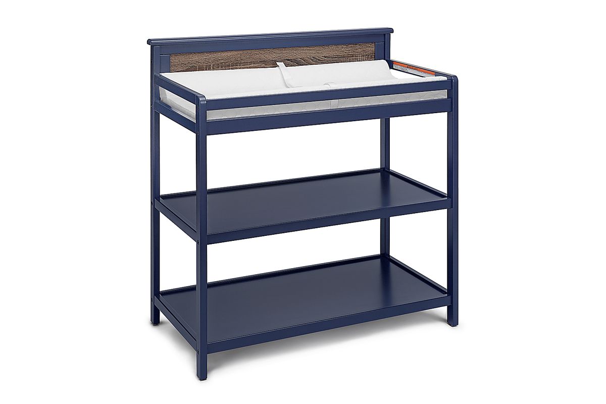 Crownspoint Blue Colors Changing Table | Rooms to Go