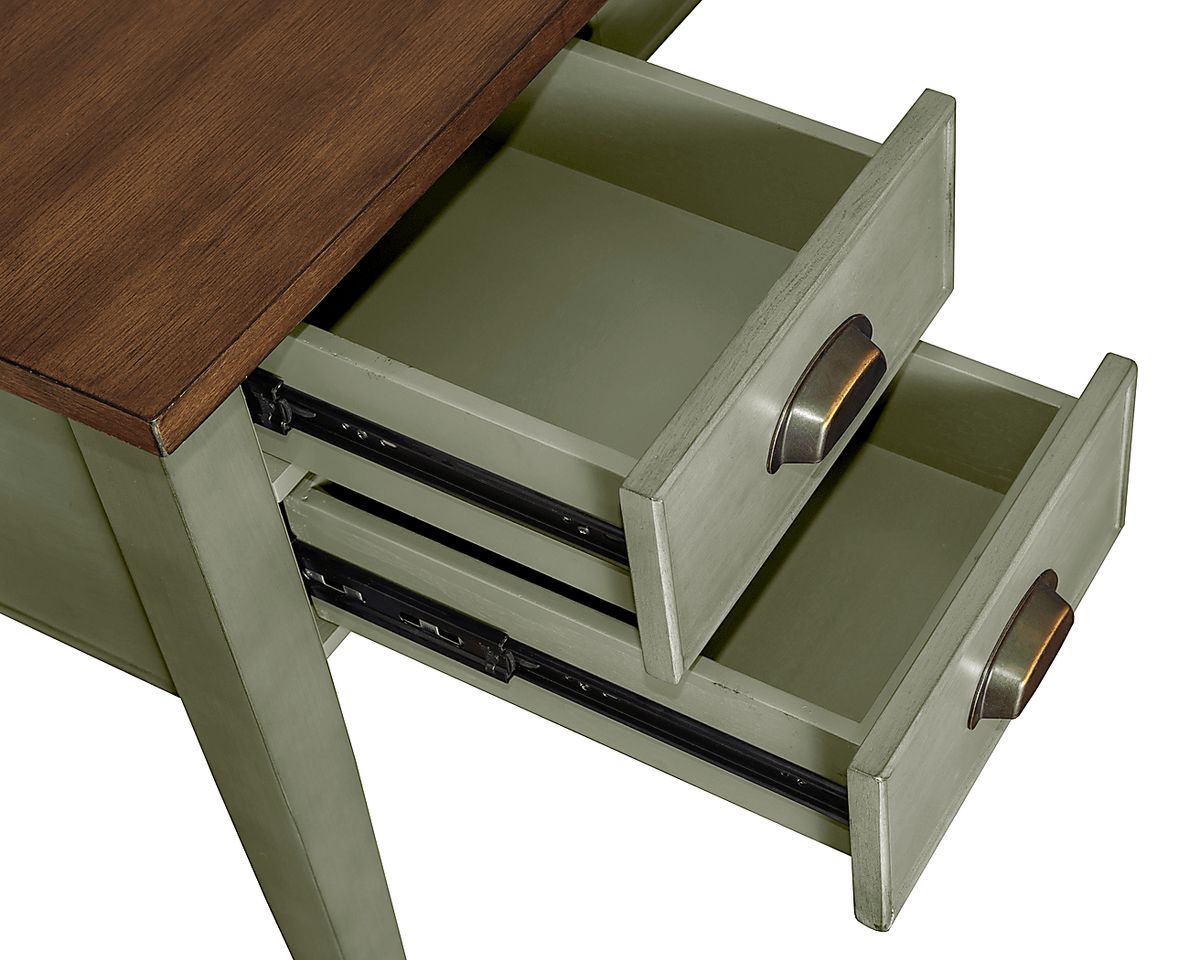 Cryer Green Colors Desk | Rooms to Go
