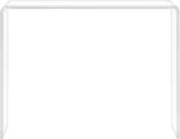 Crystalview Clear White Sofa Table | Rooms to Go