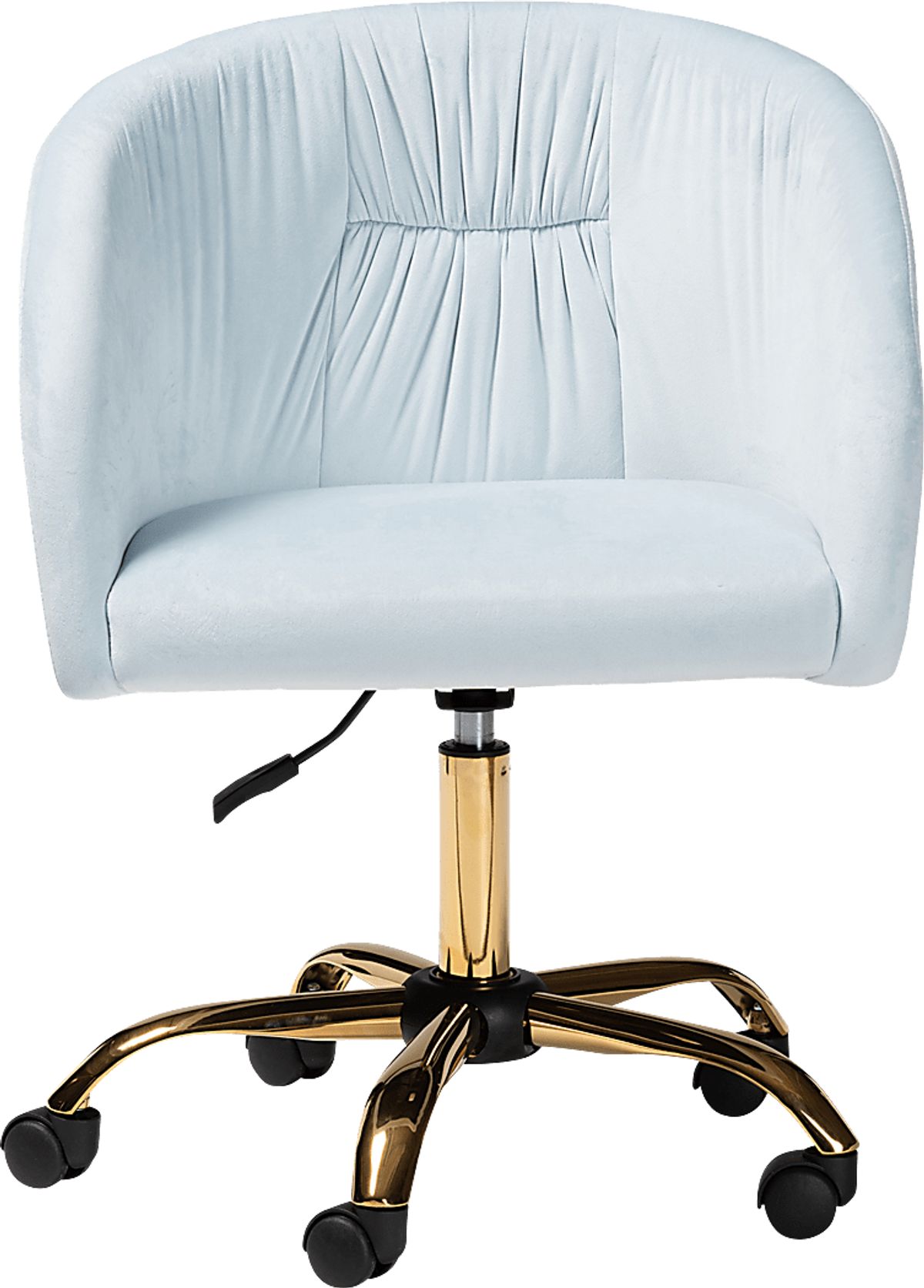 Cubbedge Blue Polyester Fabric Desk Chair | Rooms to Go