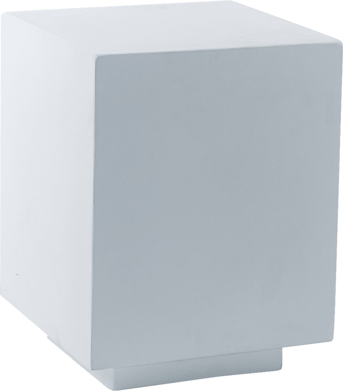 Cubos White Outdoor Stool | Rooms to Go