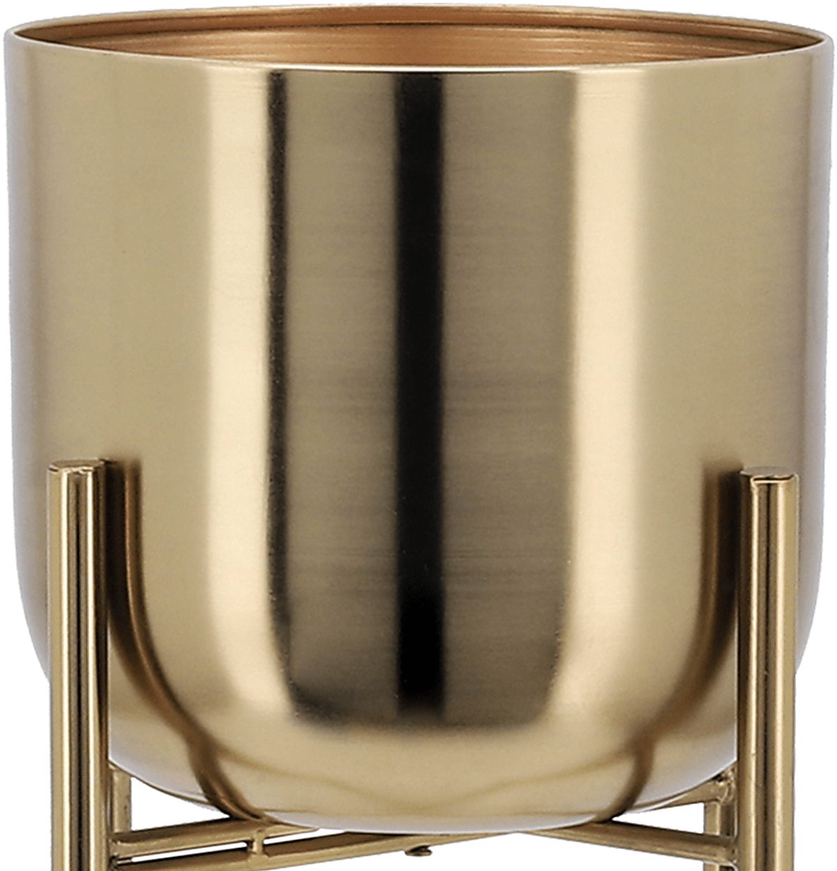 Cullom Gold Colors,Metal Yellow Planter, Set Of 3 | Rooms to Go