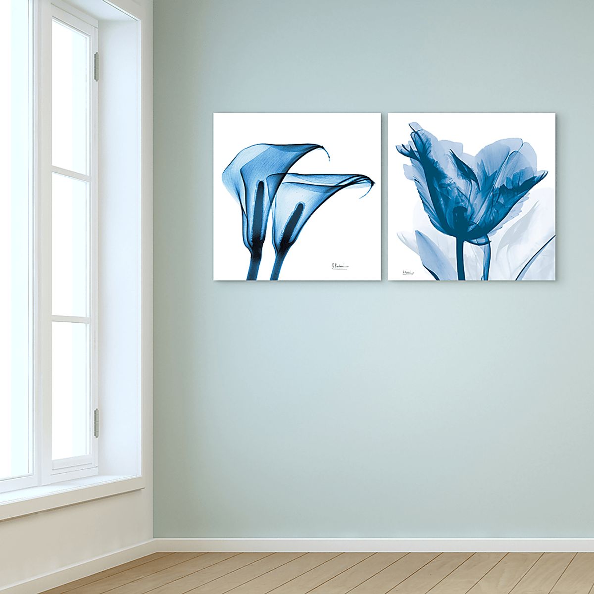 Curnutt Blue Artwork, Set Of 2 | Rooms to Go