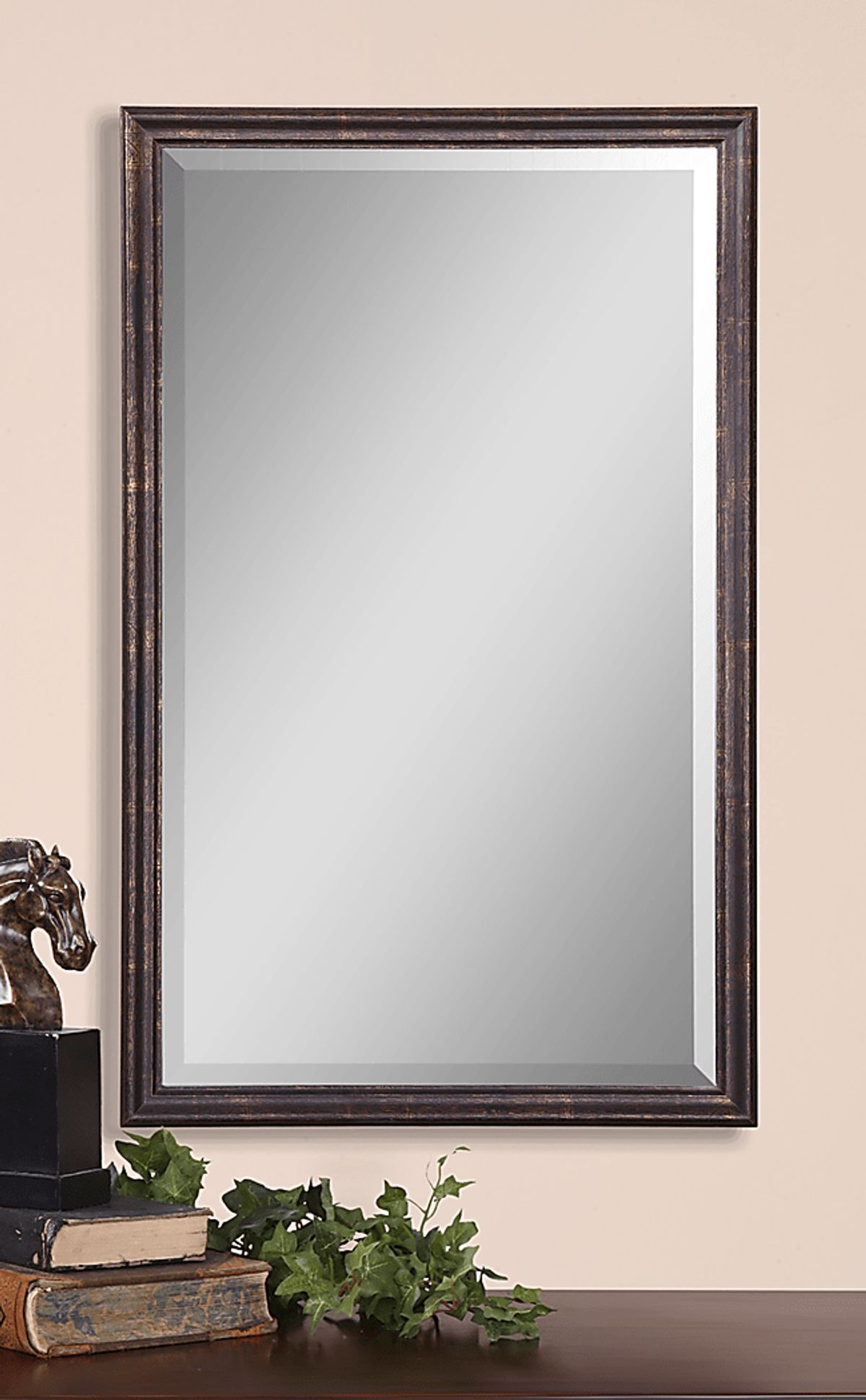Cylah Bronze Metal Mirror | Rooms to Go