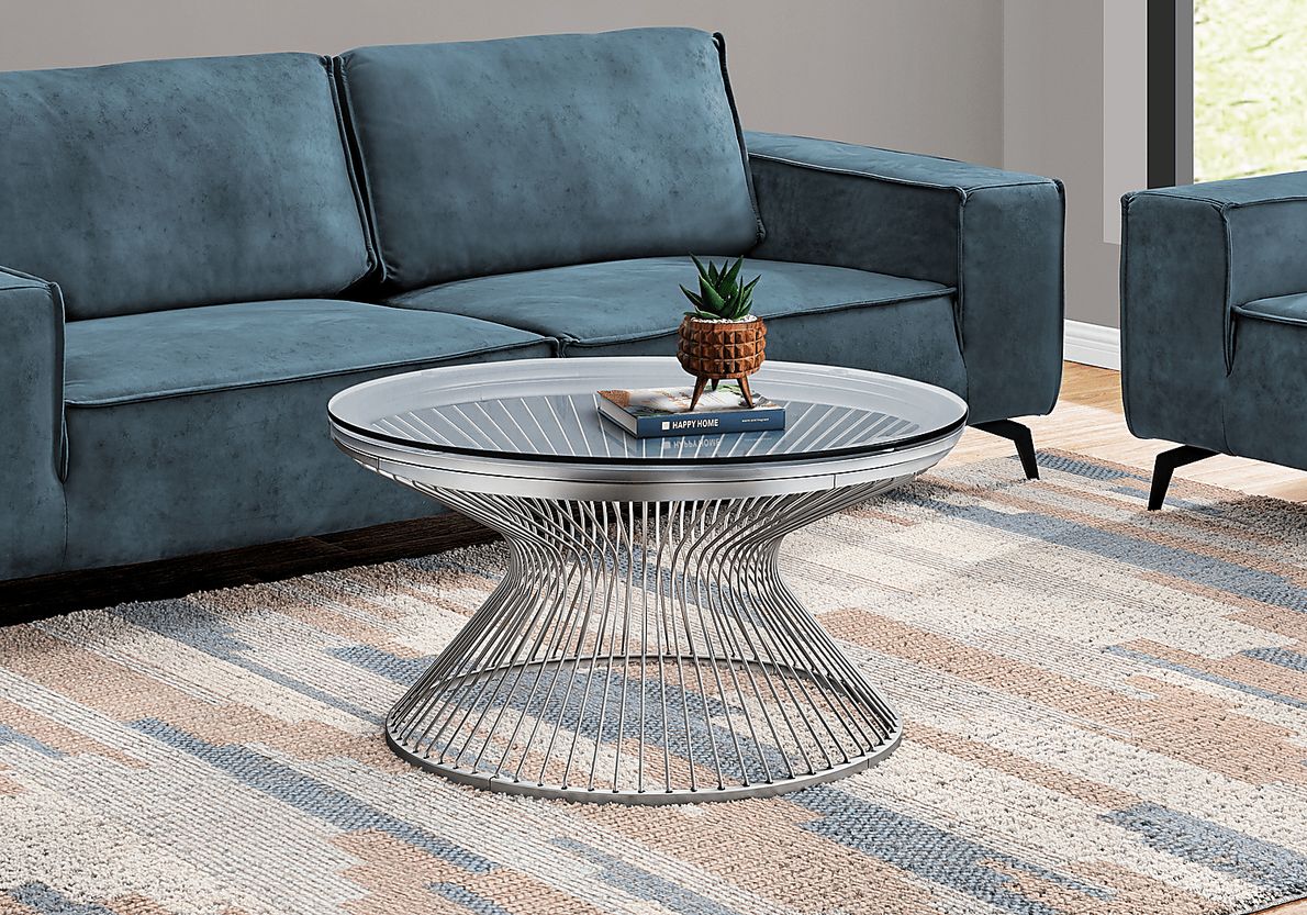 Cypressfield Silver Cocktail Table - Rooms To Go