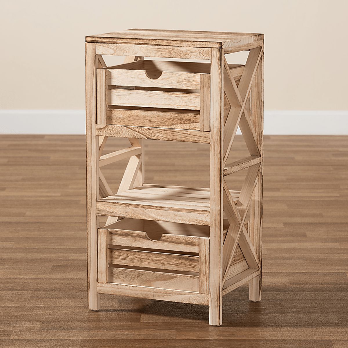 Dagenham Brown Dark Wood Storage Cabinet | Rooms to Go
