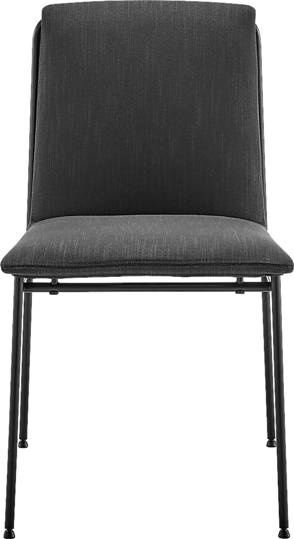 Dagnall Black Polyester Fabric Dining Chair, Set Of 2 | Rooms to Go