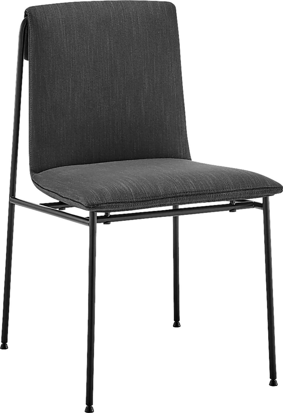 Dagnall Black Polyester Fabric Dining Chair, Set Of 2 | Rooms to Go
