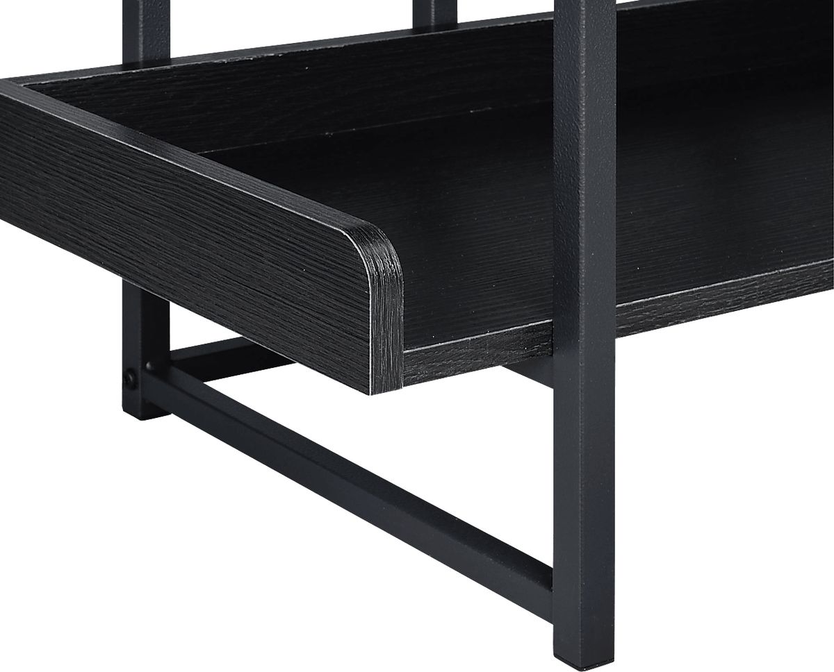 Dalisa Espresso Dark Wood Bookcase | Rooms to Go