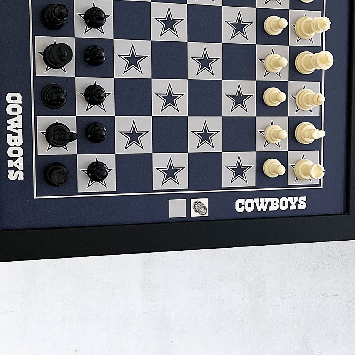 Nfl Magnetic Chess Set Blue,Silver,White Blue,Gray,White Artwork ...
