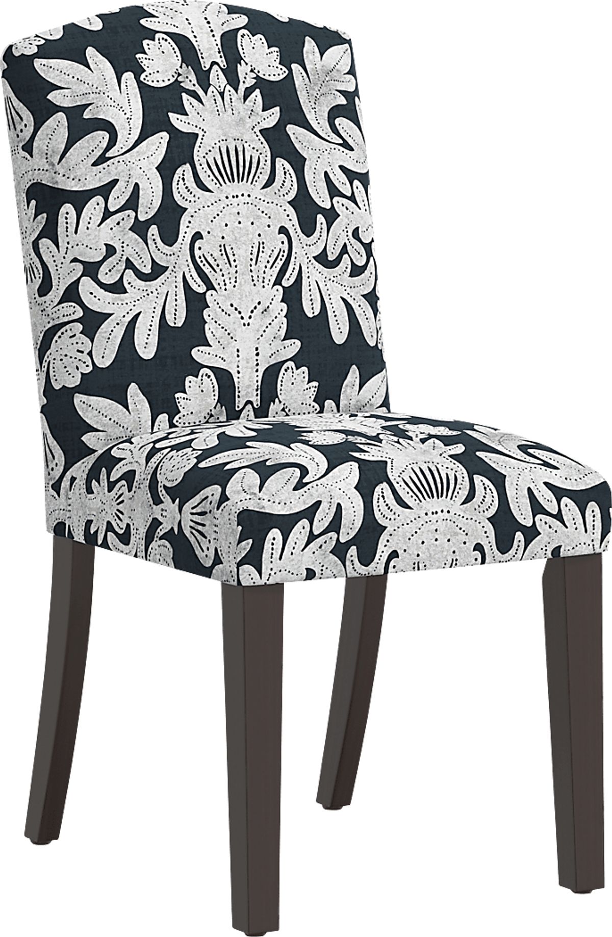 Dalzell Dark Blue Colors Cotton Fabric Dining Chairs | Rooms to Go