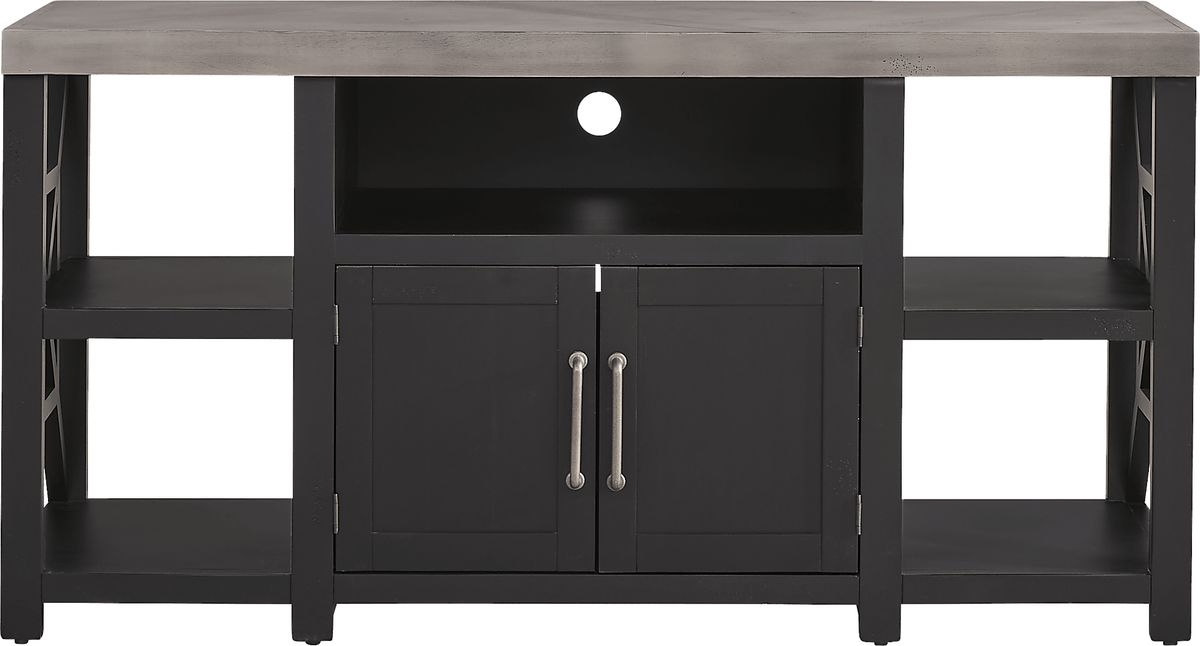 Danusa II Black Black,Colors 62 in. Console | Rooms to Go