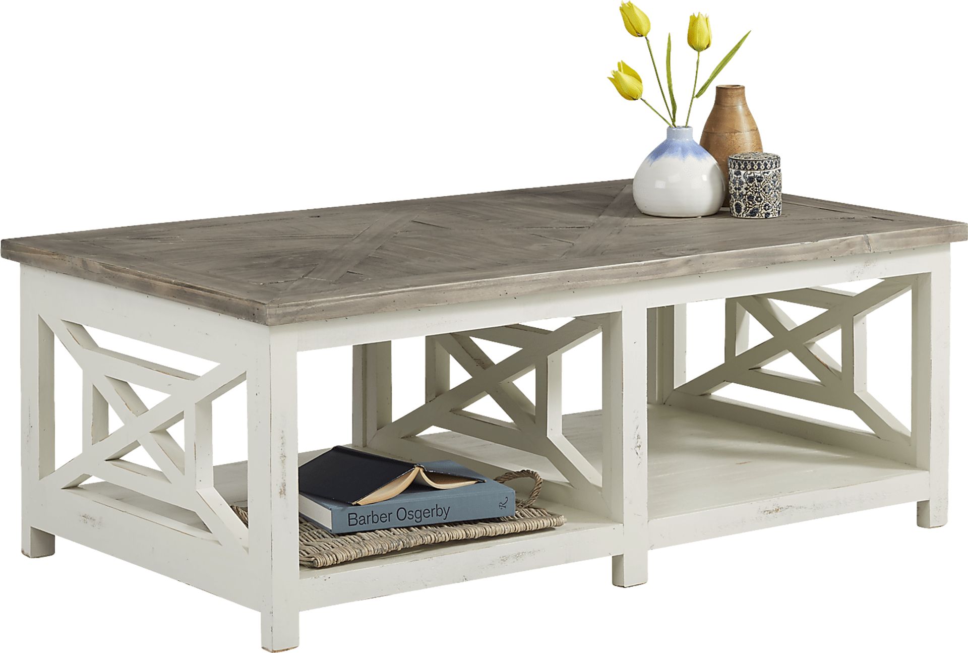 Danusa White Colors,White Cocktail Table | Rooms to Go