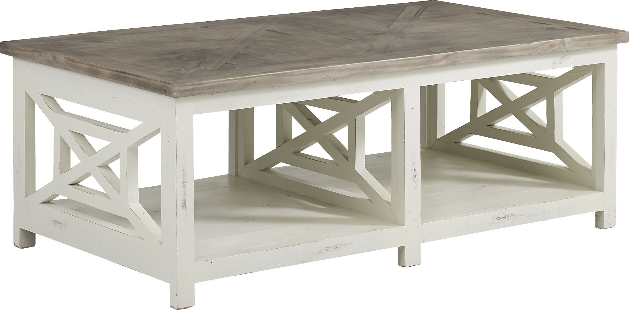 Danusa White Colors,White Cocktail Table | Rooms to Go