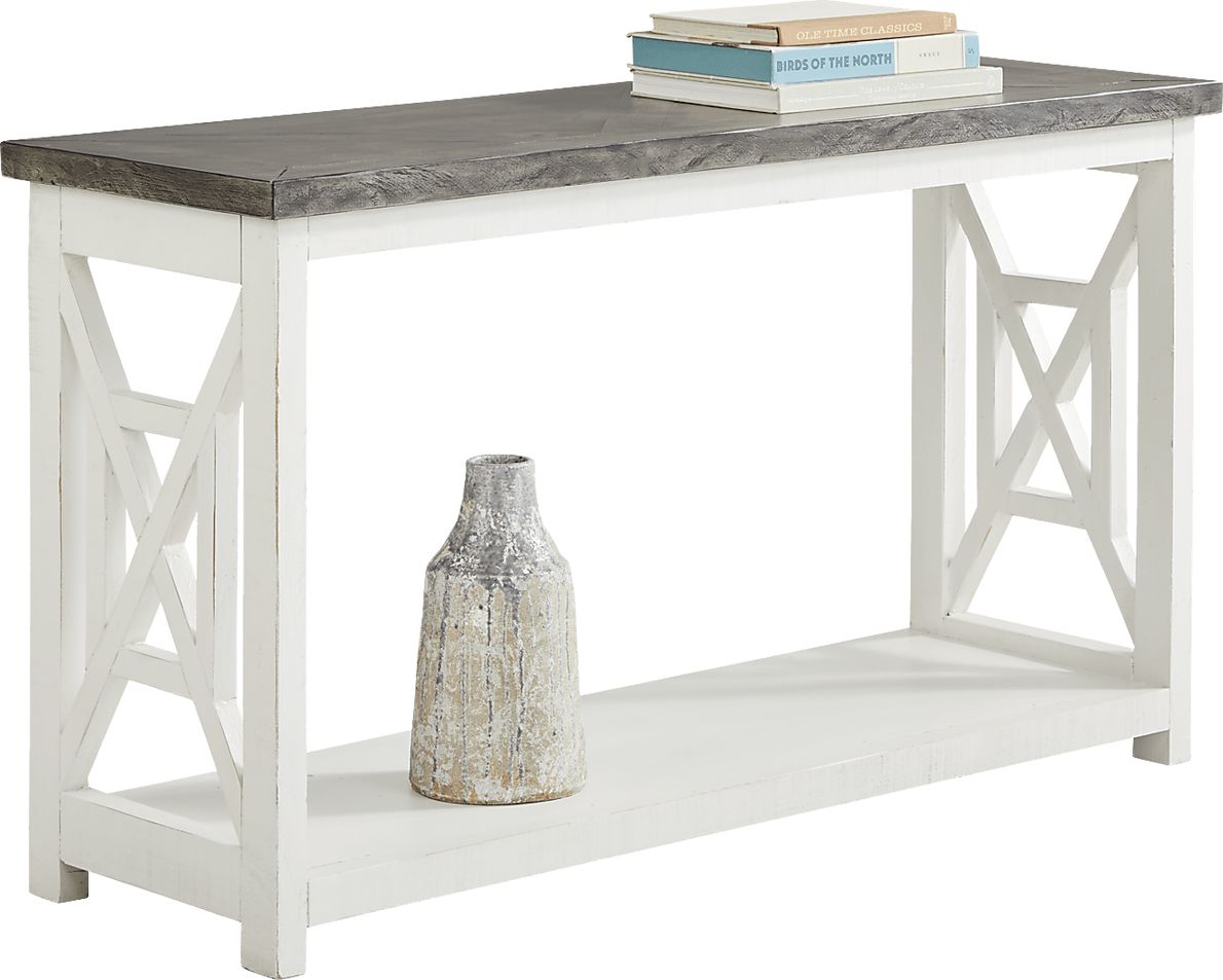 Danusa White Sofa Table - Rooms To Go