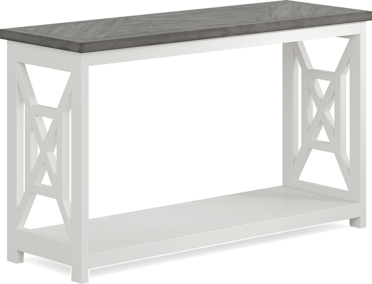 Danusa White Colors,White Sofa Table - Rooms To Go
