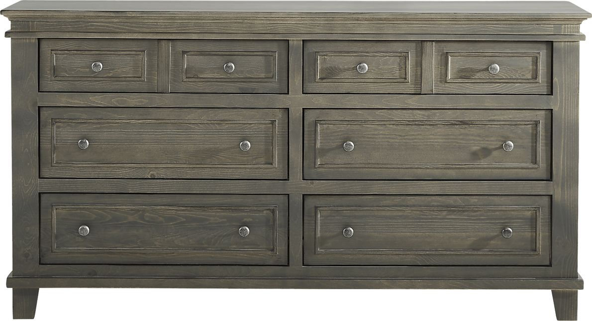 Darby Brook Dark Gray Dresser - Rooms To Go